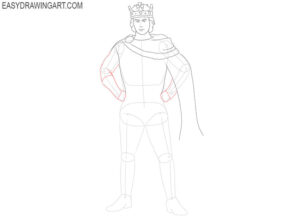 How to Draw a King - Easy Drawing Art