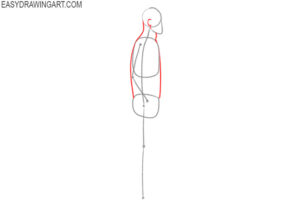 How to Draw a Person from the Side - Easy Drawing Art