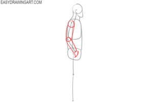 How to Draw a Person from the Side - Easy Drawing Art