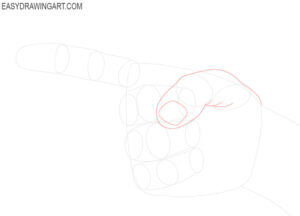 How to Draw a Pointing Finger - Easy Drawing Art