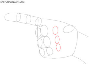 How to Draw a Pointing Finger - Easy Drawing Art