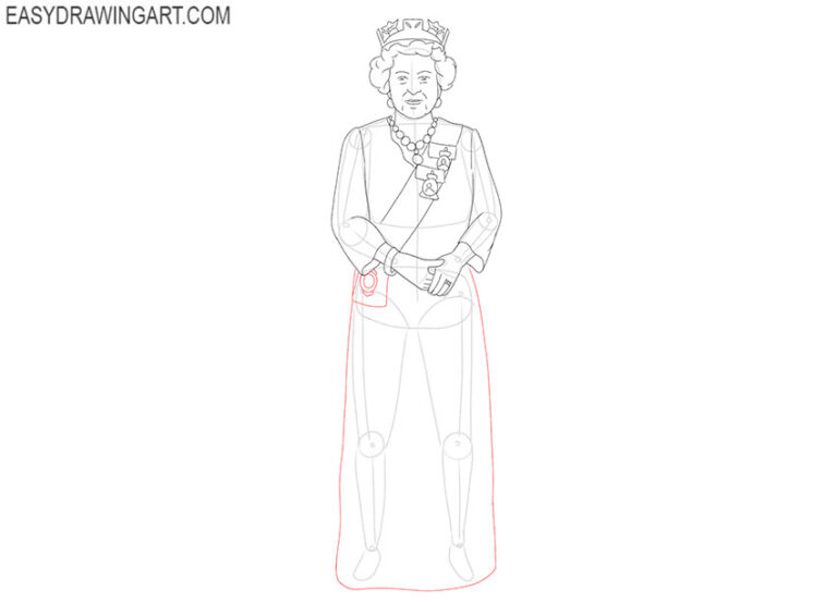 How to Draw a Queen - Easy Drawing Art