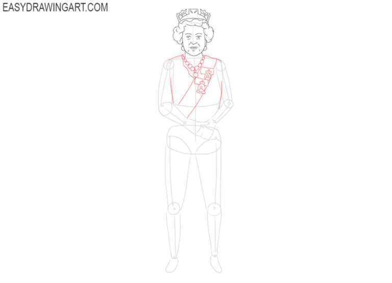 How to Draw a Queen - Easy Drawing Art