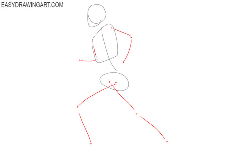 How to Draw a Running Man - Easy Drawing Art