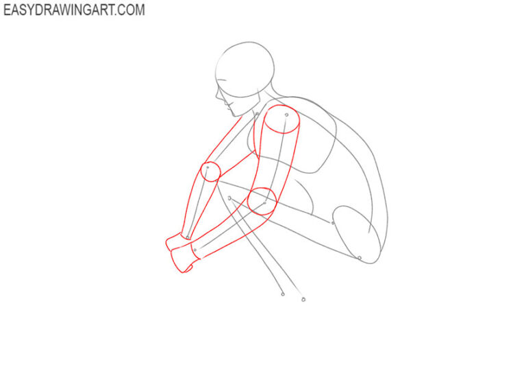 How to Draw a Sledding Kid - Easy Drawing Art
