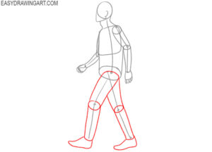 How to Draw a Walking Person - Easy Drawing Art
