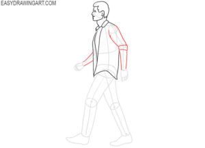 How to Draw a Walking Person - Easy Drawing Art