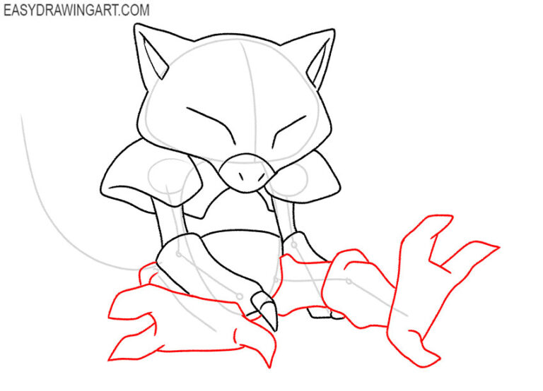 How to Draw Abra - Easy Drawing Art