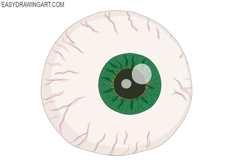 How to Draw an Eyeball - Easy Drawing Art