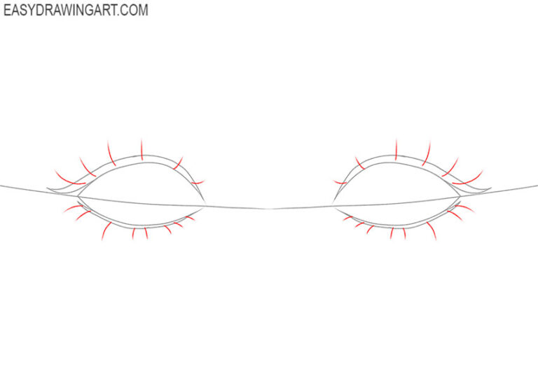 How to Draw Eyelashes - Easy Drawing Art