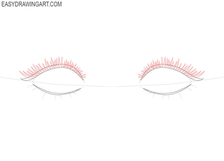 How to Draw Eyelashes - Easy Drawing Art