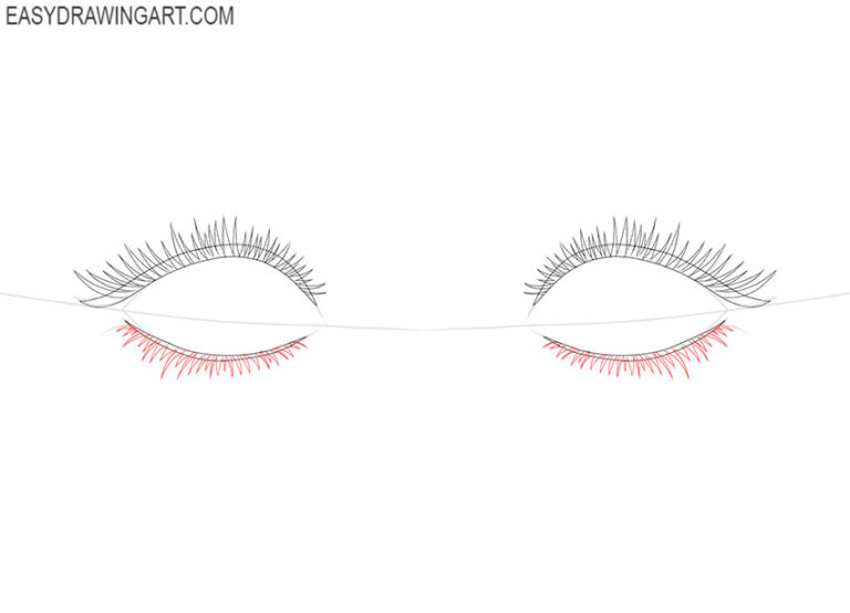 How to Draw Eyelashes - Easy Drawing Art