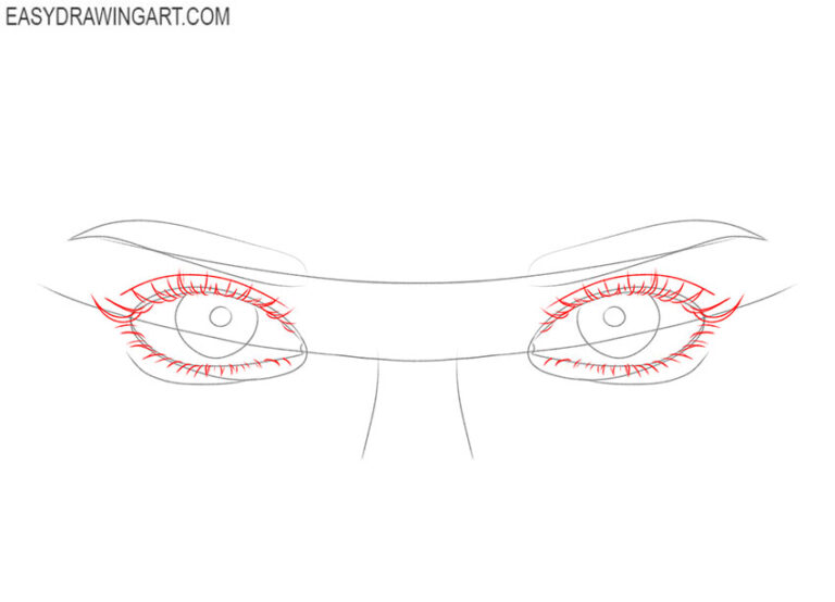 How to Draw Eyes Looking at You - Easy Drawing Art