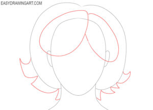 How to Draw Fluffy Hair - Easy Drawing Art