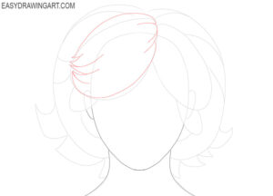 How to Draw Fluffy Hair - Easy Drawing Art