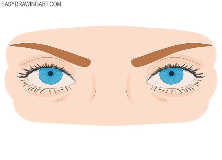 How to Draw Girl Eyes - Easy Drawing Art