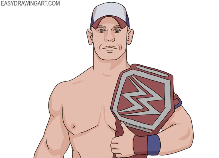 How to Draw John Cena - Easy Drawing Art
