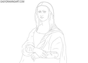 How to Draw Mona Lisa - Easy Drawing Art