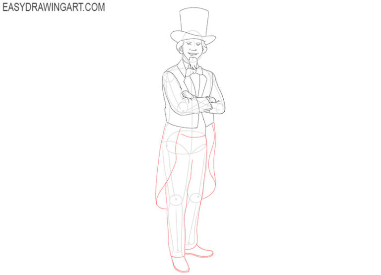 How to Draw Uncle Sam - Easy Drawing Art