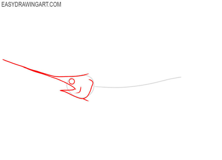 How to Draw a Swordfish - Easy Drawing Art