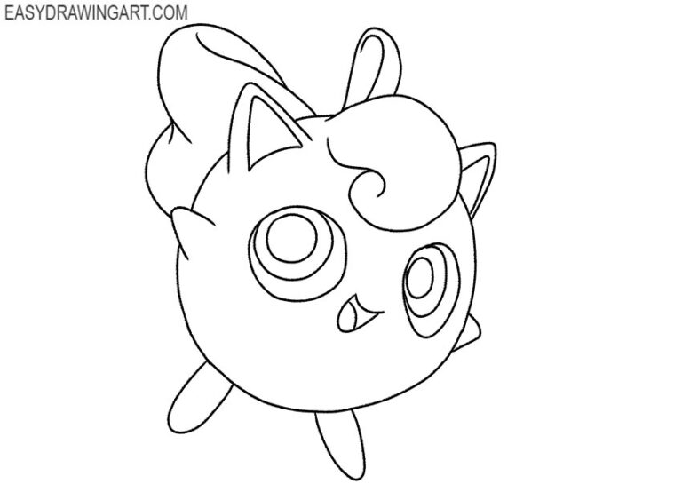 How to Draw Jigglypuff - Easy Drawing Art