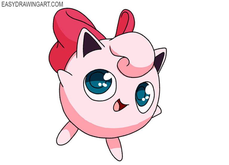 How to Draw Jigglypuff - Easy Drawing Art
