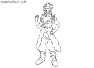 How to Draw Kirishima - Easy Drawing Art