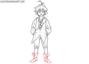 How to Draw Meliodas - Easy Drawing Art