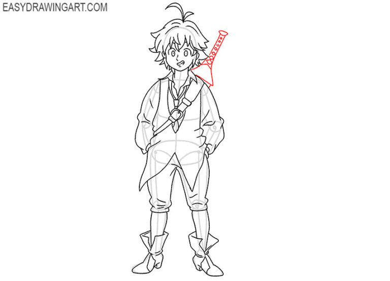 How to Draw Meliodas - Easy Drawing Art