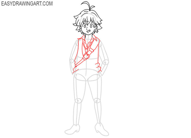 How to Draw Meliodas - Easy Drawing Art
