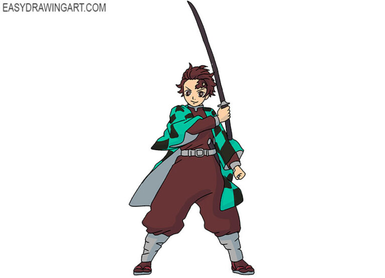 How to Draw Tanjiro - Easy Drawing Art