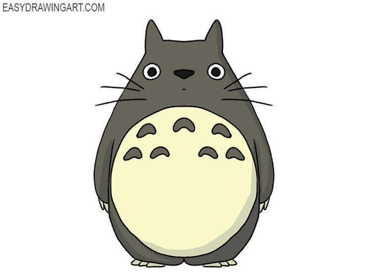 How to Draw Totoro - Easy Drawing Art