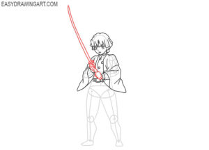 How to Draw Zenitsu - Easy Drawing Art