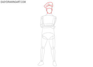 How to Draw a Cook - Easy Drawing Art