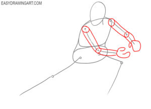 How to Draw a Cricketer - Easy Drawing Art