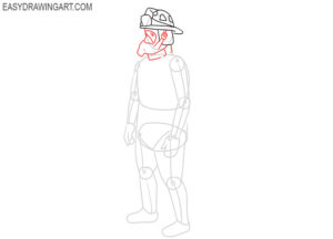 How to Draw a Firefighter - Easy Drawing Art