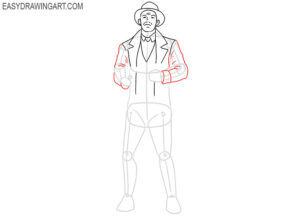 How to Draw a Gangster - Easy Drawing Art