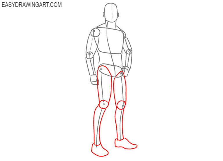 How to Draw a Muscular Man - Easy Drawing Art