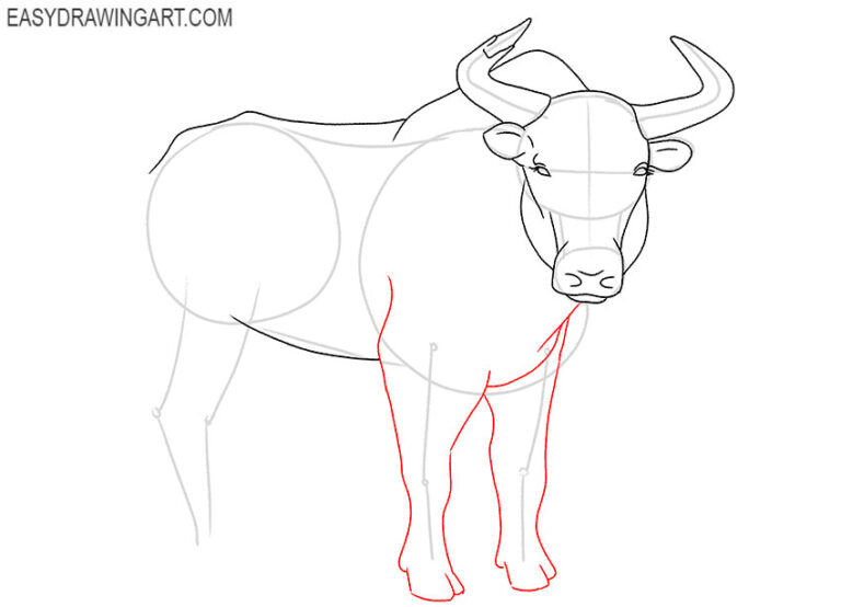 How to Draw a Yak - Easy Drawing Art