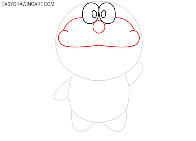 How to Draw Doraemon - Easy Drawing Art
