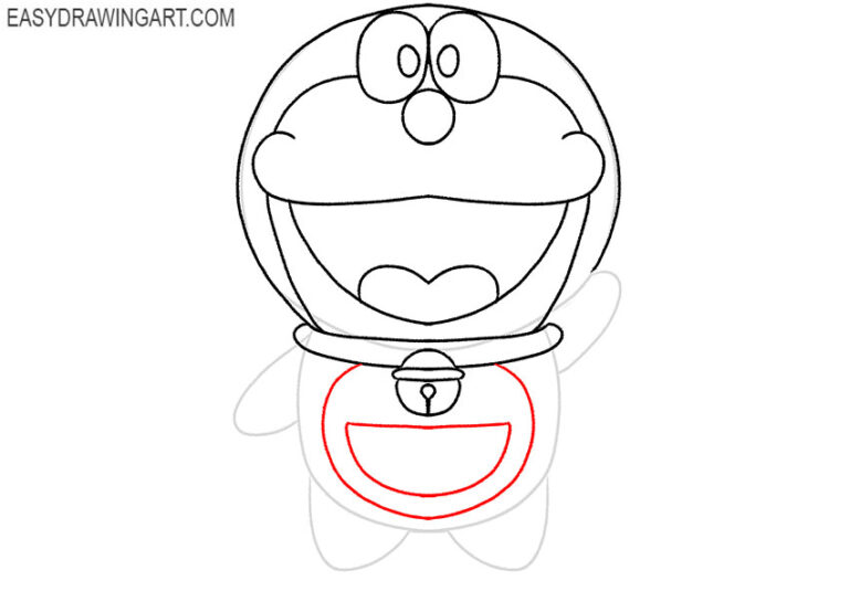 How to Draw Doraemon - Easy Drawing Art