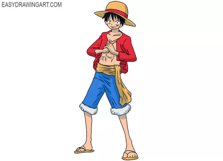 How to Draw Luffy - Easy Drawing Art