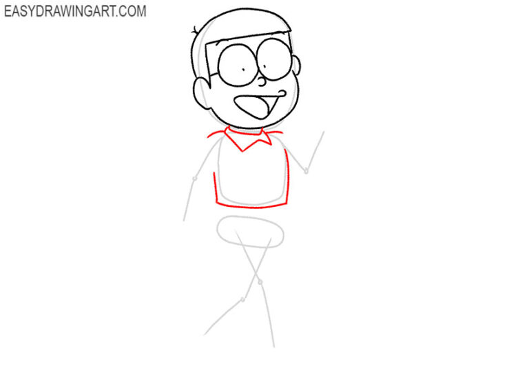 How to Draw Nobita - Easy Drawing Art