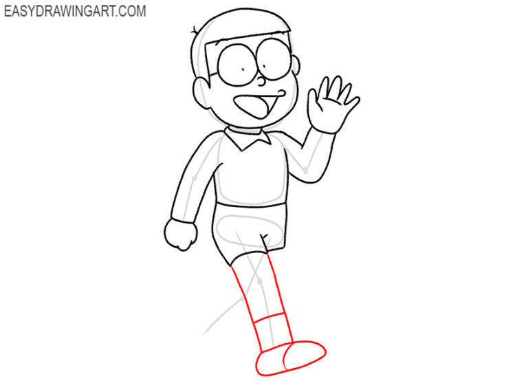 How to Draw Nobita - Easy Drawing Art