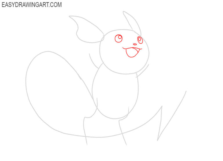 How to Draw Raichu - Easy Drawing Art