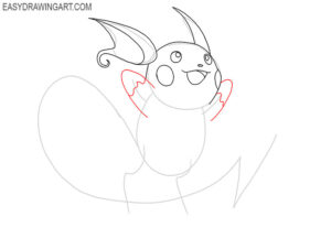 How to Draw Raichu - Easy Drawing Art