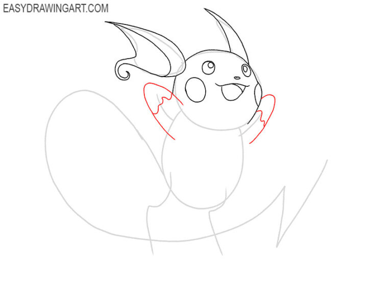 How to Draw Raichu - Easy Drawing Art