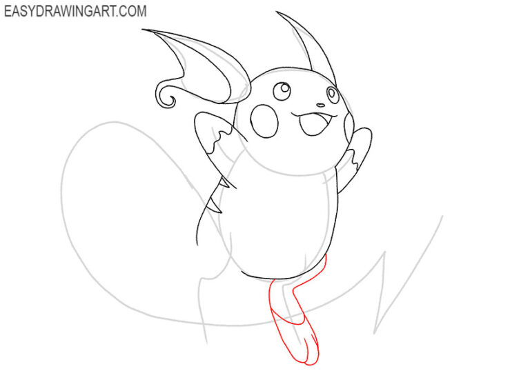 How to Draw Raichu - Easy Drawing Art
