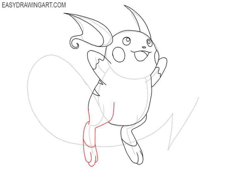 How to Draw Raichu - Easy Drawing Art