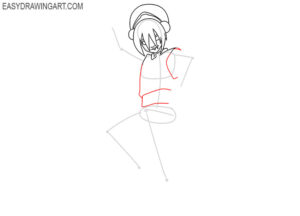 How to Draw Toph - Easy Drawing Art